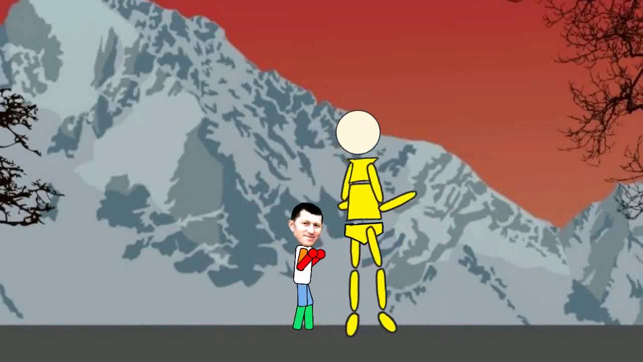 Draw cartoons 2 , fight scene - YouTube