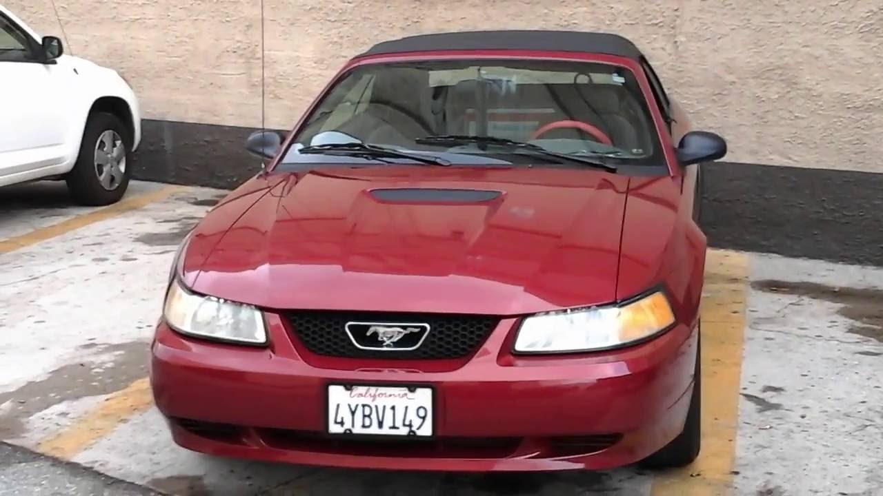 My 1999 35th year Aniversary mustang V6 5 speed - YouTube