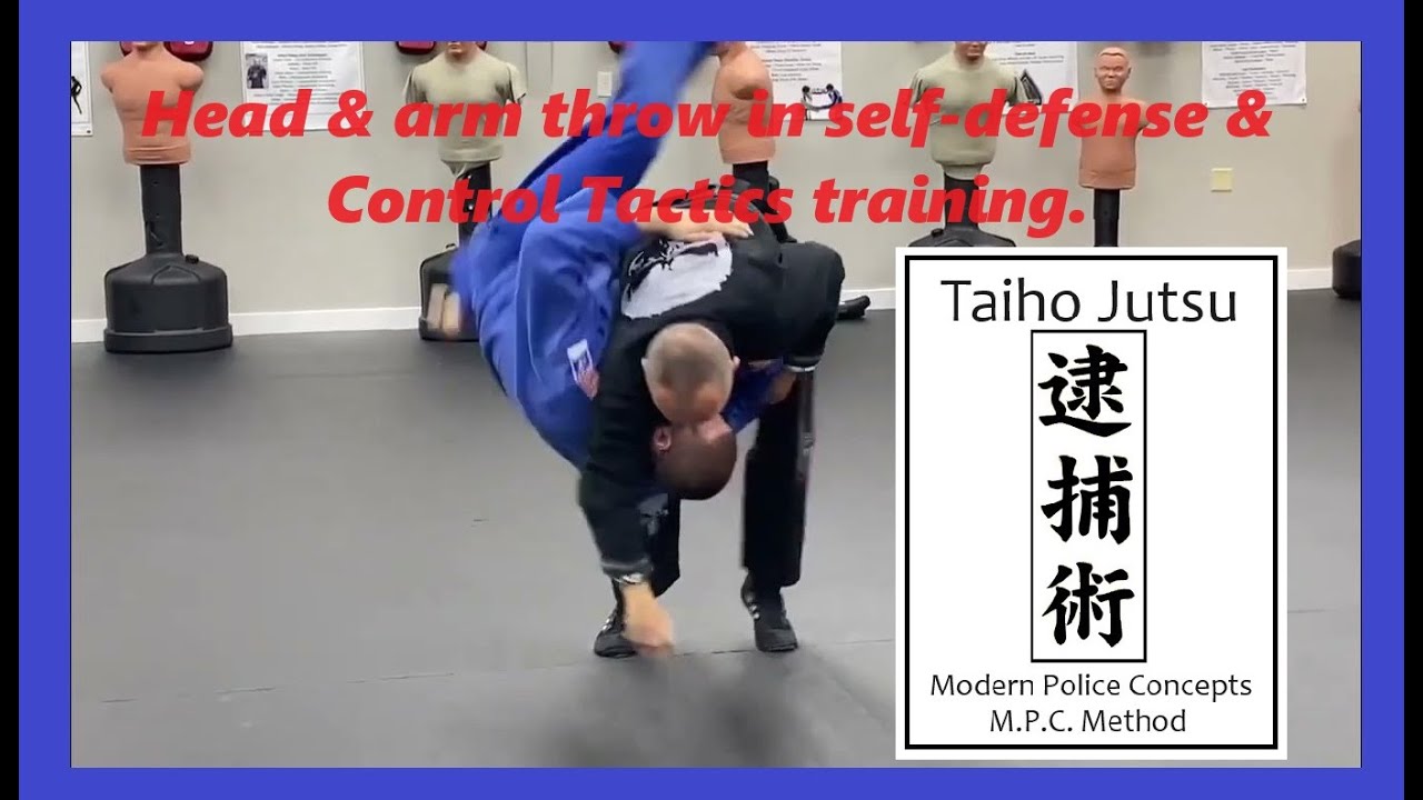 The Headlock/head & arm-throw for self-defense & Control Tactics. - YouTube