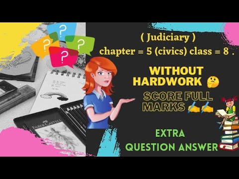 Class 8 Chapter = 5 (civics)(Judiciary) Question answer ( Extra ) Ncert ...