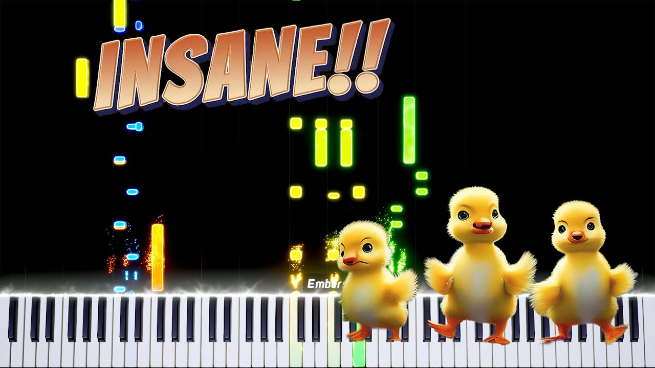 Duck dance song • piano - YouTube