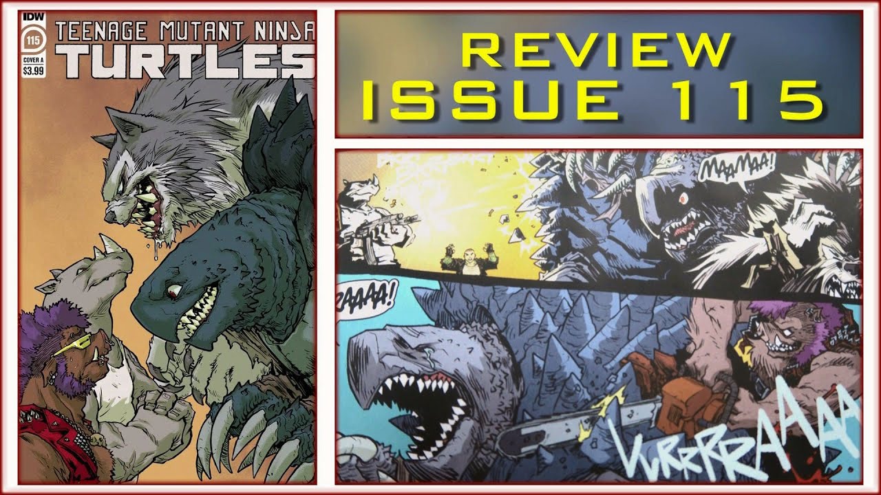 Teenage Mutant Ninja Turtles Issue 115 Comic Book Review - Bebop and ...