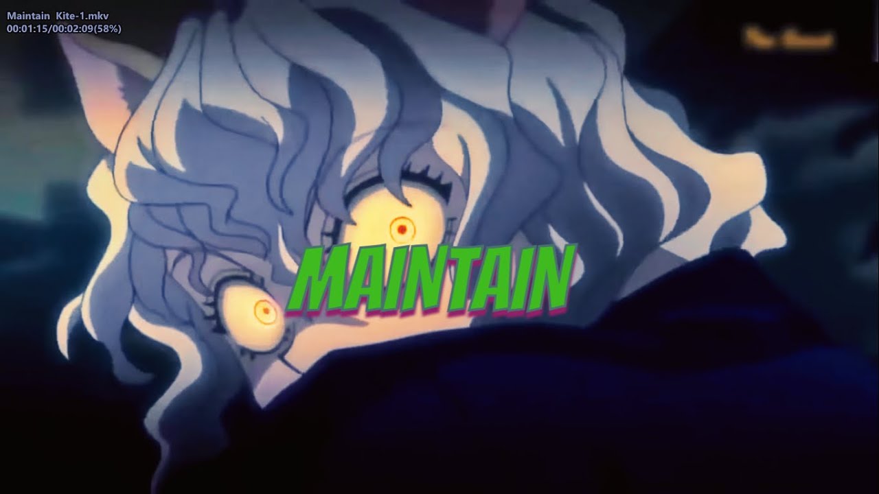 Pitou vs Kite Hunter x Hunter fight scene | "Maintain" | Chill Dark ...