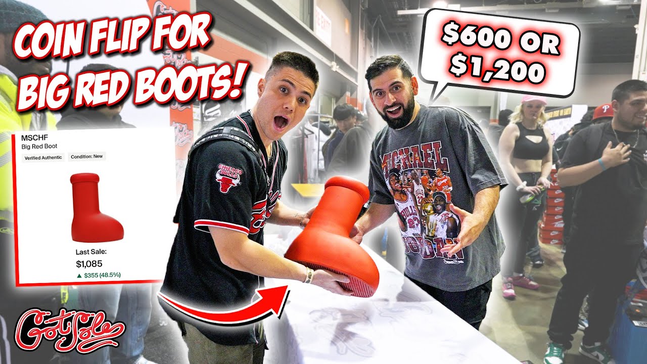 Coin Flipping For Sneakers at Chicago Got Sole! - YouTube