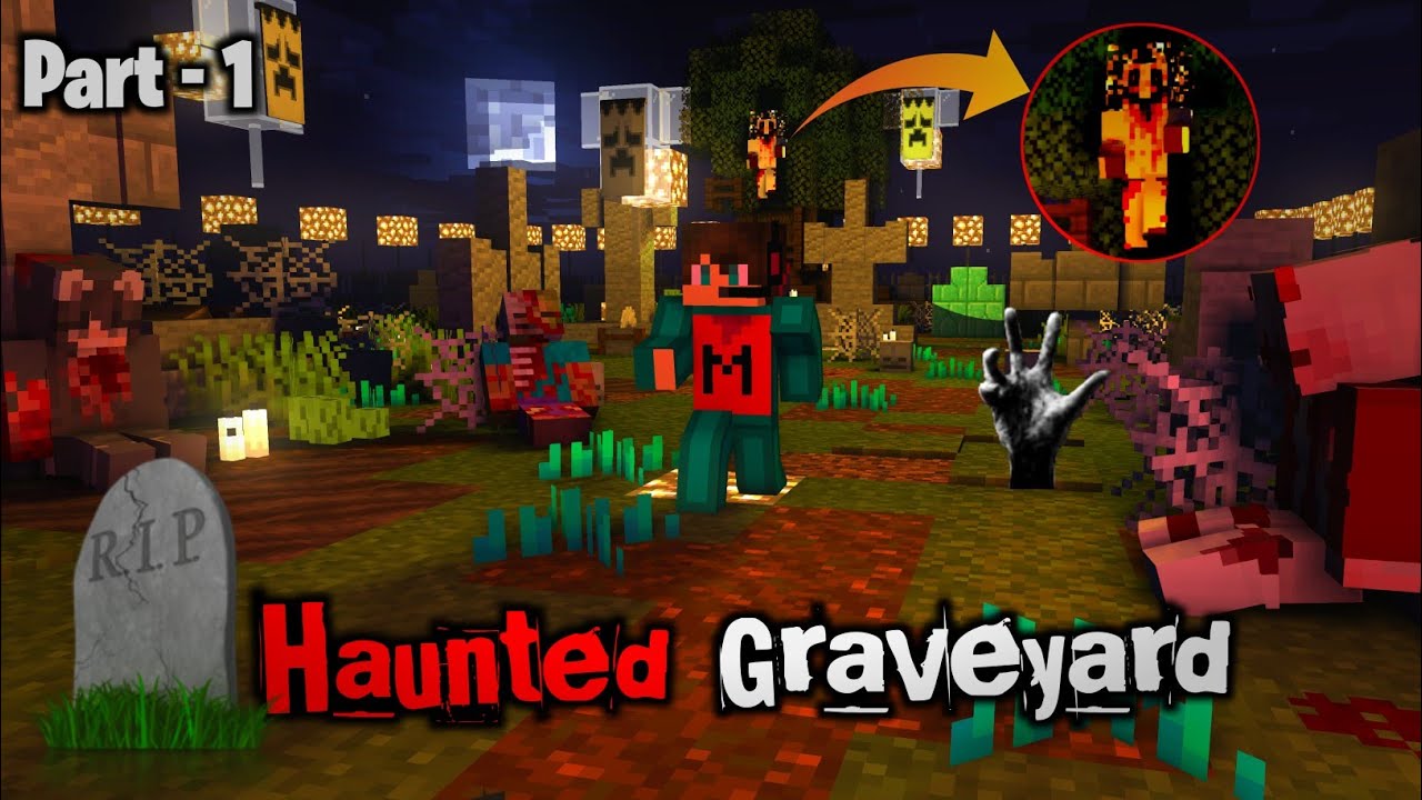 Haunted Graveyard - A Minecraft Horror Haunted Story - YouTube