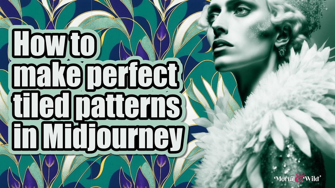 Getting seamless patterns in Midjourney - YouTube