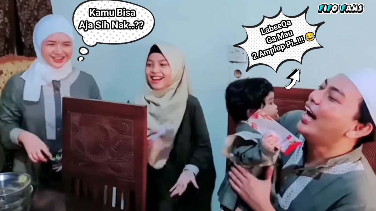 LabeeQa Bikin Ketawa Ngakak Papi Fomal‼️ LabeeQa Ga Mau Dua Amplop😅 - YouTube