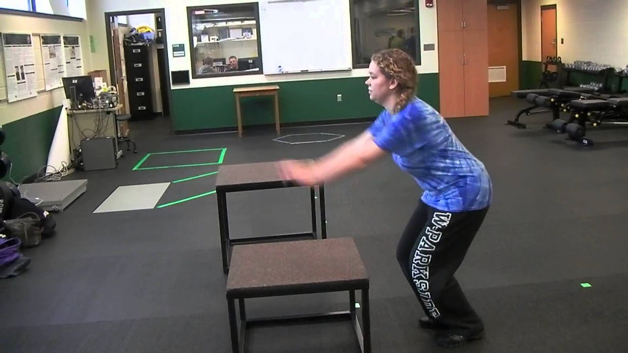 Phase 4 Exercise Progression: Double leg body weight box jump (jump up ...