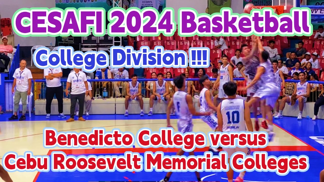 CESAFI 2024 BENEDICTO COLLEGE vs. CEBU ROOSEVELT MEMORIAL COLLEGE ...