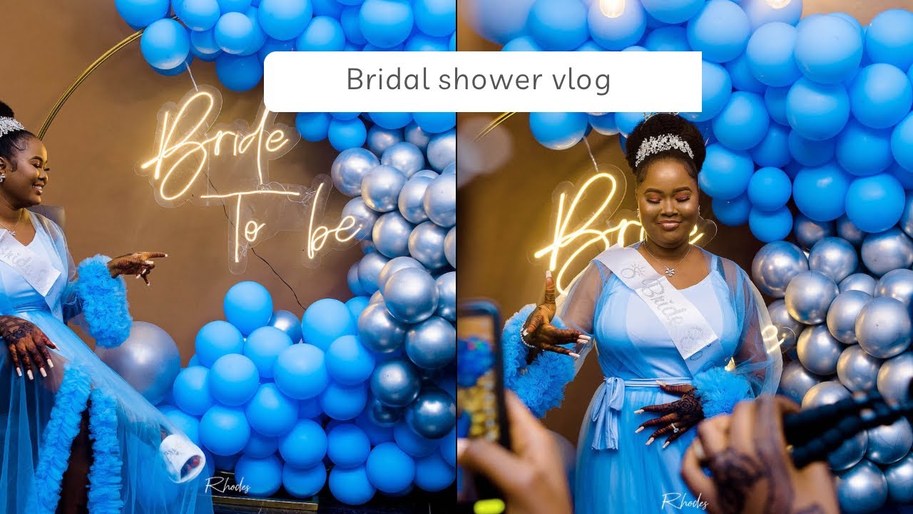 BRIDAL SHOWER VLOG(mini) #wedding #viral - YouTube