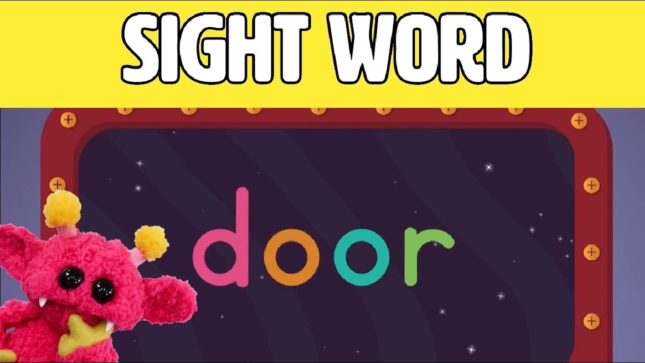 DOOR - Let's Learn the Sight Word DOOR with Hubble the Alien! | Nimalz ...
