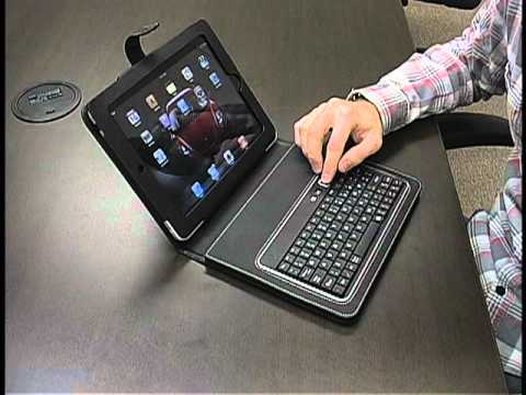 iPad Bluetooth Keyboard And Standing Case - Hipstreet - YouTube
