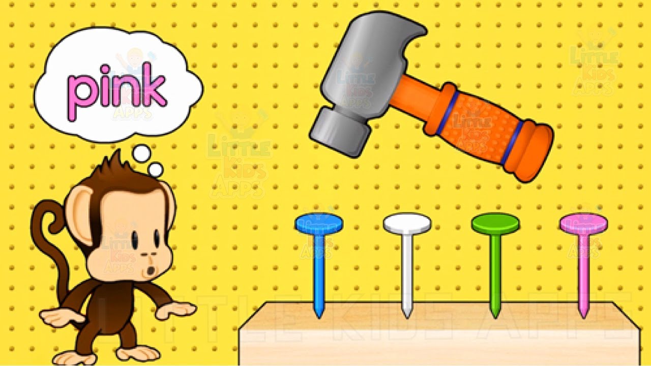 Baby Learn Colors Shapes Numbers with Monkey | Fun Kids Educational ...