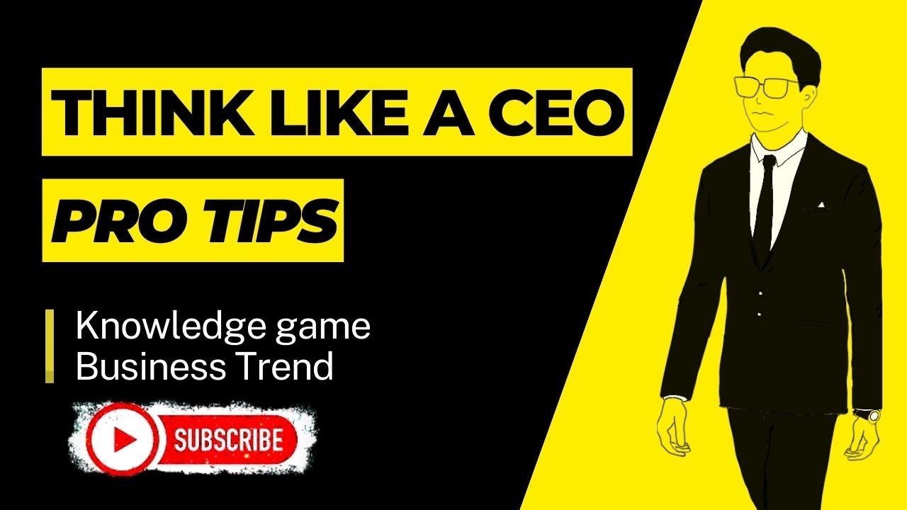 How to Think Like a CEO : Strategies for Success // CEO - YouTube