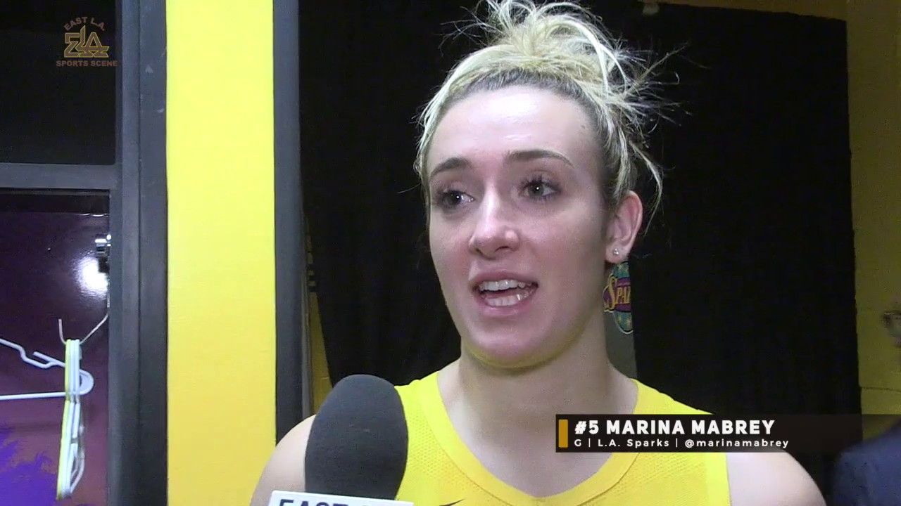 An Exclusive Interview with Marina Mabrey | L.A. Sparks | WNBA - YouTube
