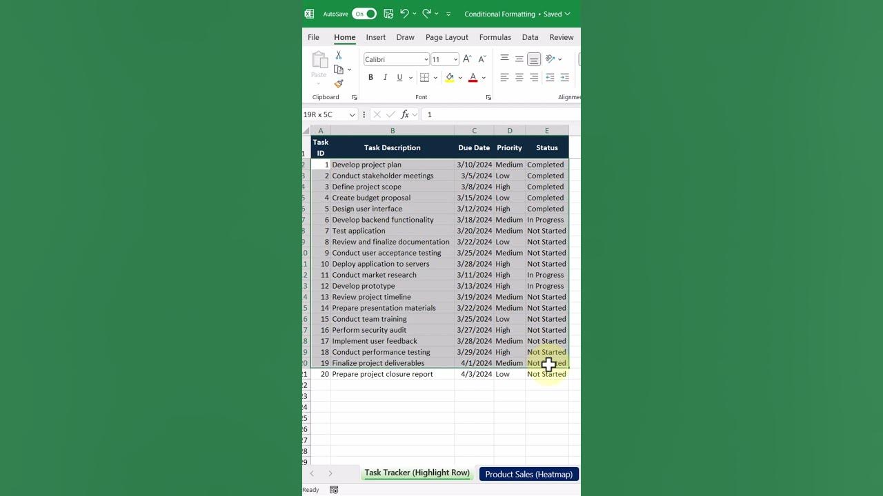 How To Highlight Rows Using Conditionalformatting Excel Exceltips Exceltutorial Exceltricks 