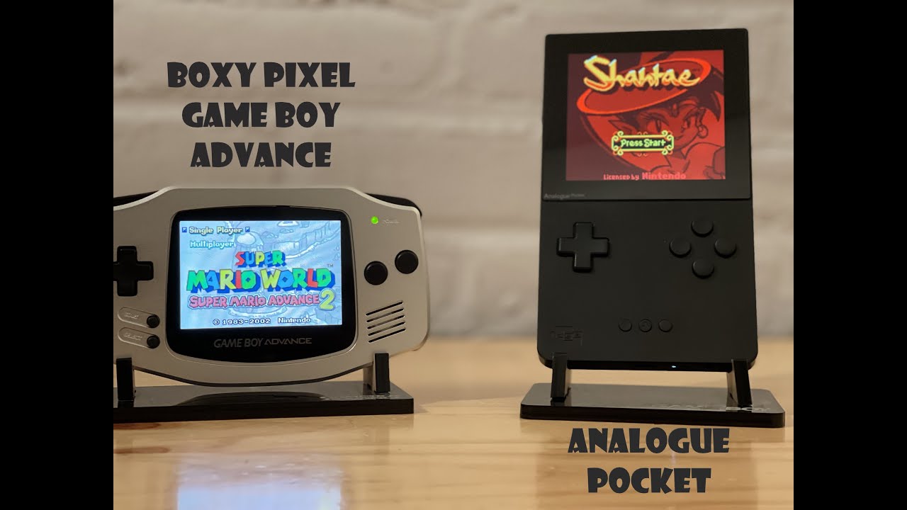 Boxy Pixel Game Boy Advance & Analogue Pocket - YouTube