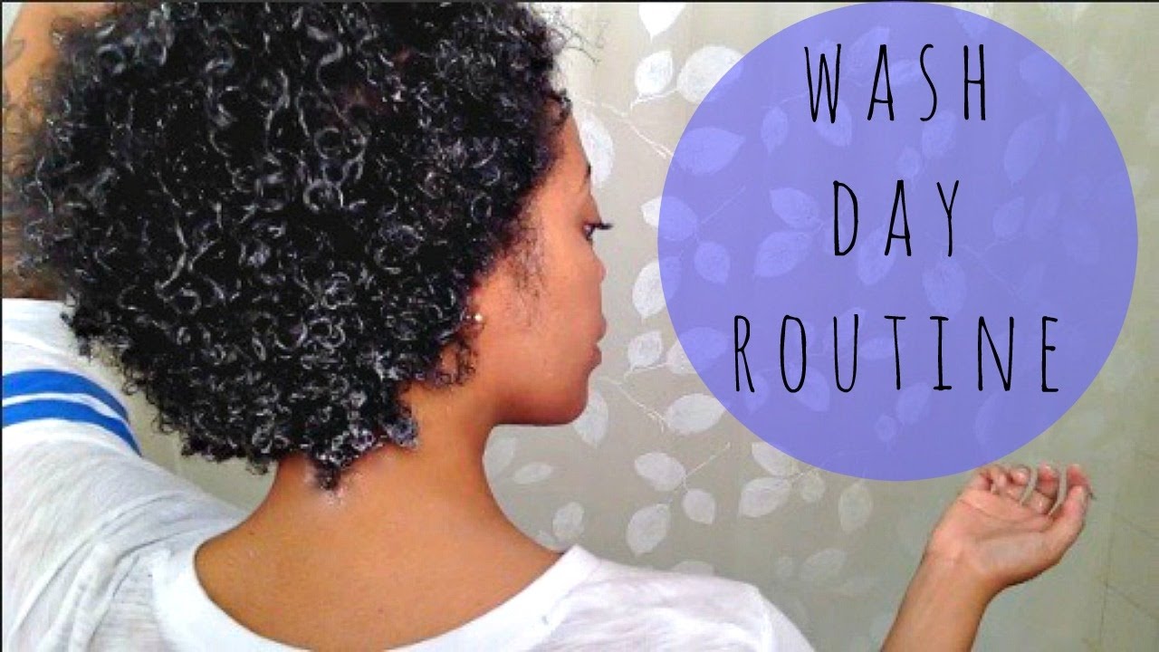 Super Easy Wash Day Routine from Start to Finish || Natural Hair ...