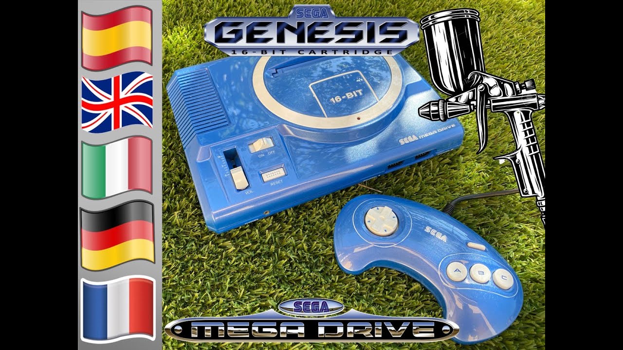 Tutorial Como Pintar Sega Megadrive / Sega Genesis - YouTube