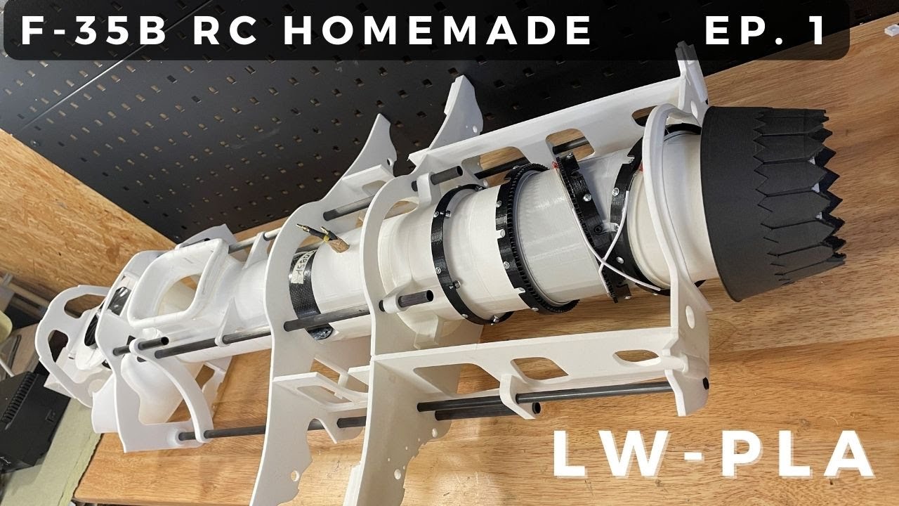 F-35B RC Vtol 1/10th scale Homebuild | 3D Printed - YouTube