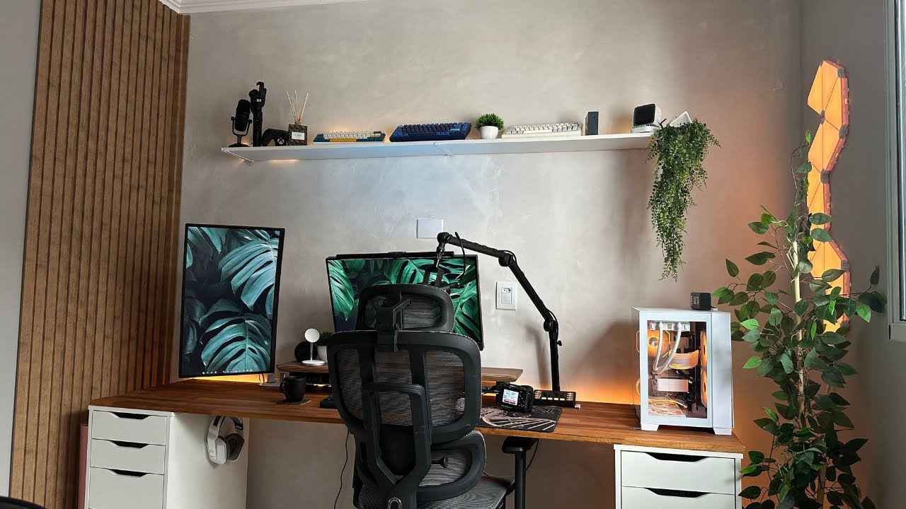 Coloquei um painel ripado no meu setup - YouTube