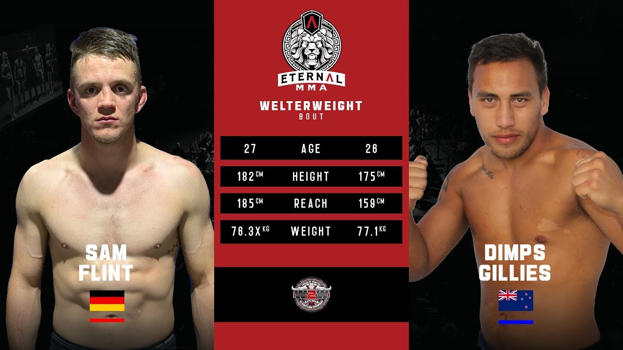 Eternal MMA 49 - Sam Flint Vs Dimps Gillies - MMA Fight Video - YouTube
