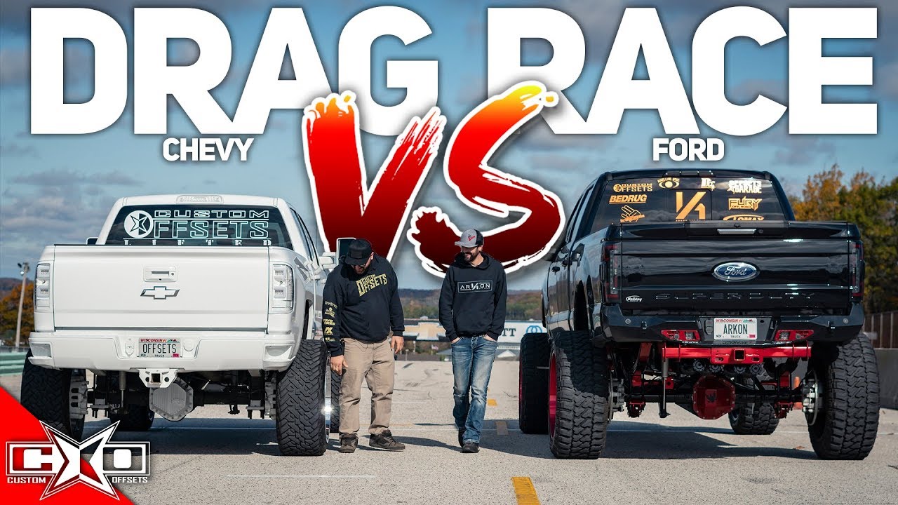 DRAG RACE! - SUPERCHARGED CHEVY VS TURBO FORD! - YouTube