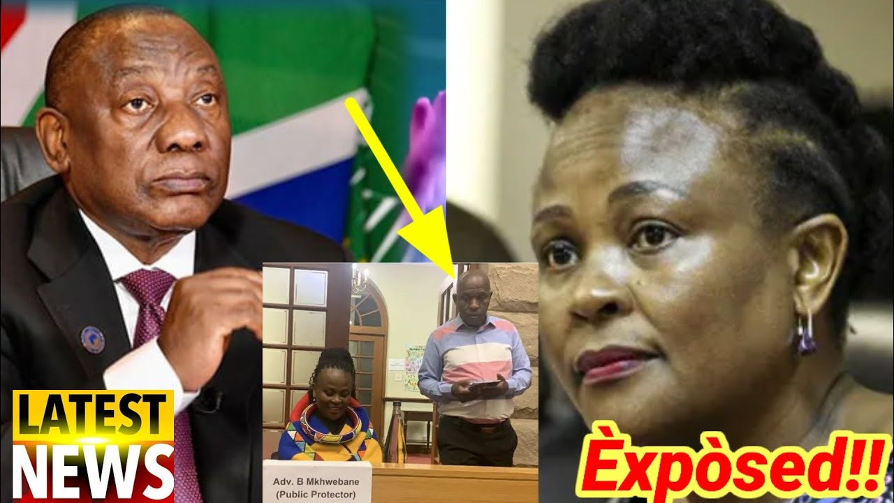 Advocate Busisiwe Mkhwebane land her husband into dèep sh!t after this ...