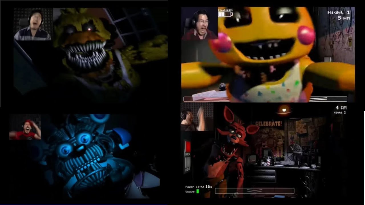 Mark's first Jumpscare in every FNAF - YouTube