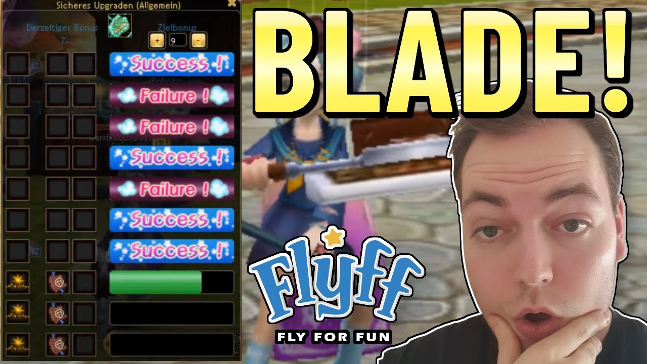 Flyff - BLADE SET UPGRADE [REAKTION] - YouTube