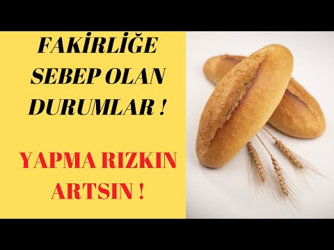 FAKİRLİĞE SEBEP OLAN DURUMLAR ! YAPMA RIZKIN ARTSIN !