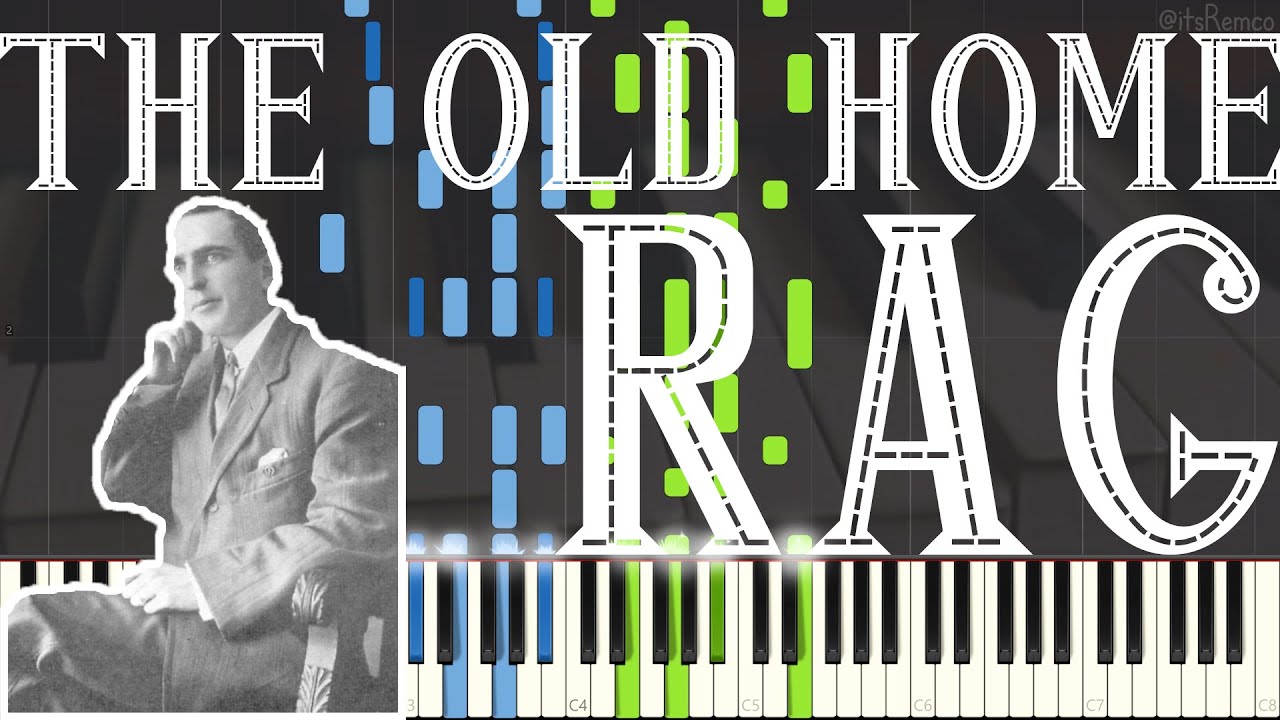 Joseph F. Lamb - The Old Home Rag 1959 (Ragtime Piano Synthesia) - YouTube