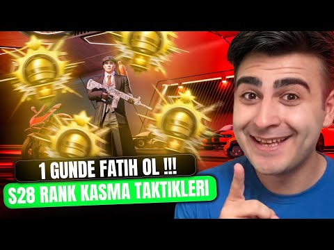 SEZON 28 RANK KASMA TAVSİYELERİ 1 GÜNDE FATİH OL !!! PUBG MOBİLE TAKTİKLERİ 2026