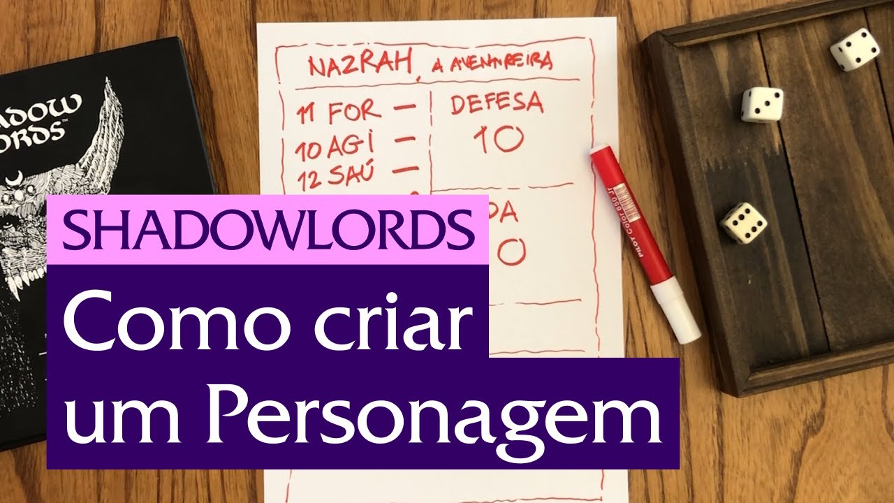 Como criar um personagem 🔥 RPG - YouTube