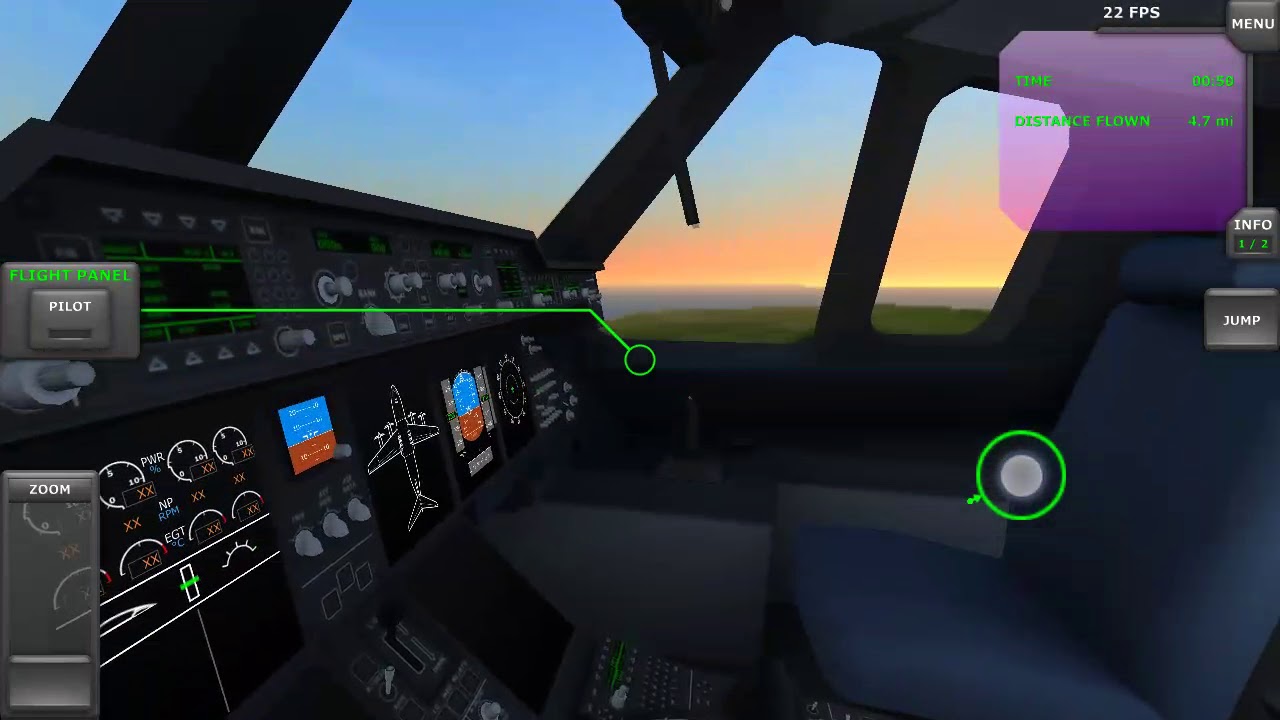 Turboprop Flight Simulator test : water landing & crash - YouTube