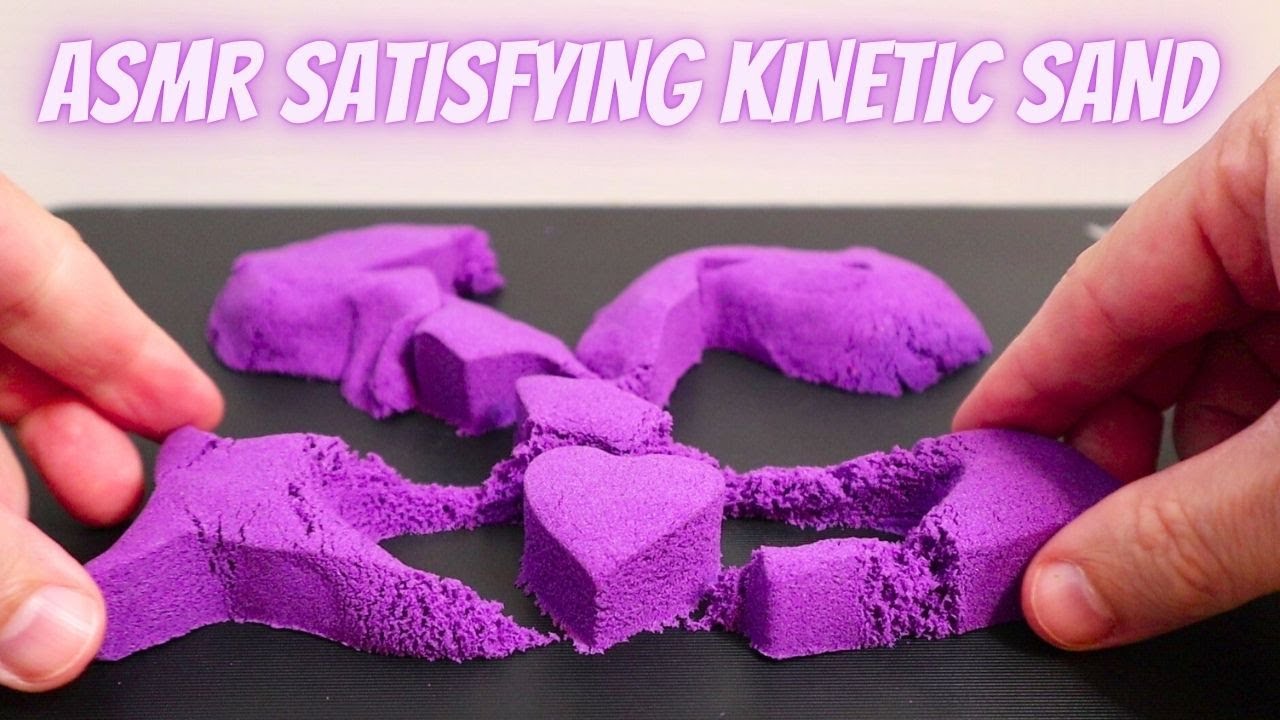 ASMR SATISFYING KINETIC SAND FOR ADULT'S #relaxing #creative # ...