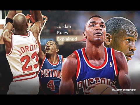 How Isiah Thomas Used The Jordan Rules Explained - YouTube
