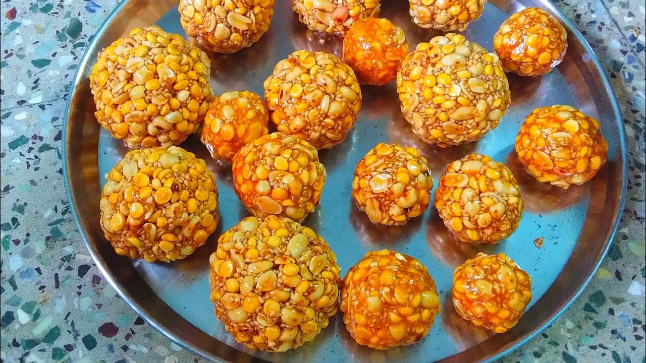 Palli laddu || ground nut laddu - YouTube