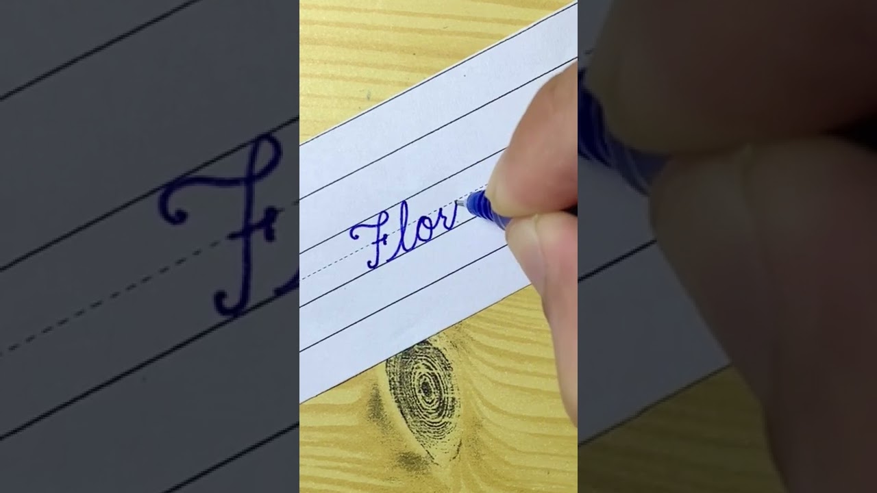 “Florida” How to write State Name of America USA in Cursive Writing ...