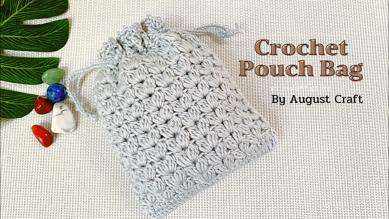 How to Crochet | Crochet Pouch Bag Tutorial Super Easy for Beginners ...