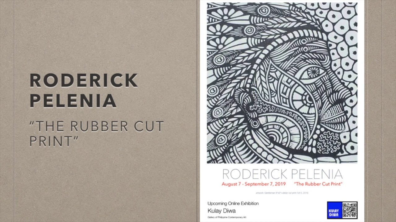 "The Rubber Cut Print" Elordie Mesac-Roderick Pelenia - YouTube