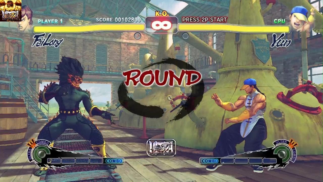 Ultra Street Fighter 4 Fei Long Arcade Mode Gameplay + Oni Boss Fight ...