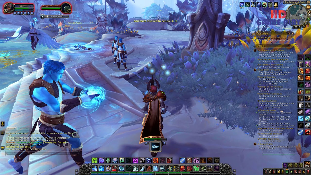 WOW Shadowlands Campaign Quest On the Edge of a Revelation - YouTube