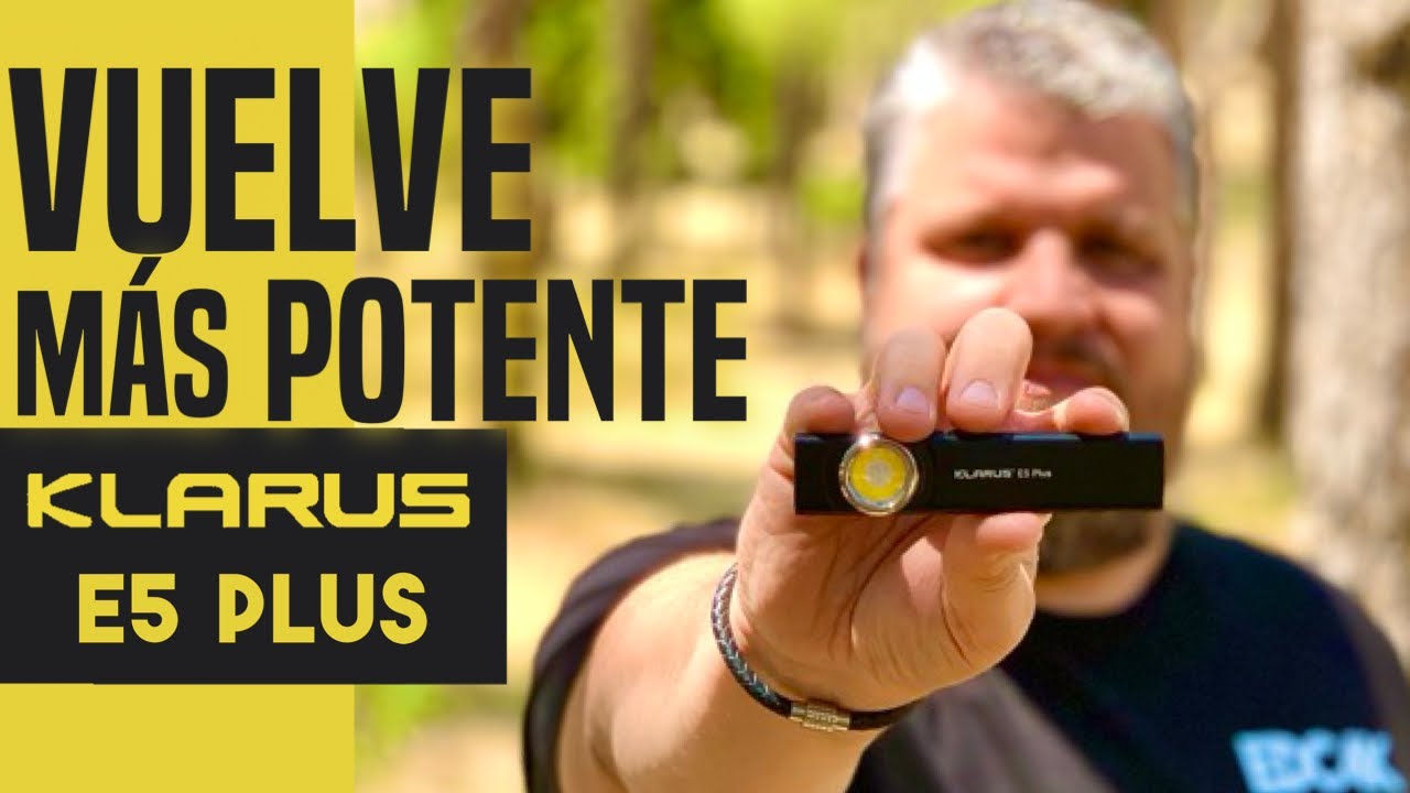 🔦 KLARUS E5 PLUS: 650 lm en 8 mm ¿La linterna más fina y porente del EDC Revisión EDC4K - YouTube