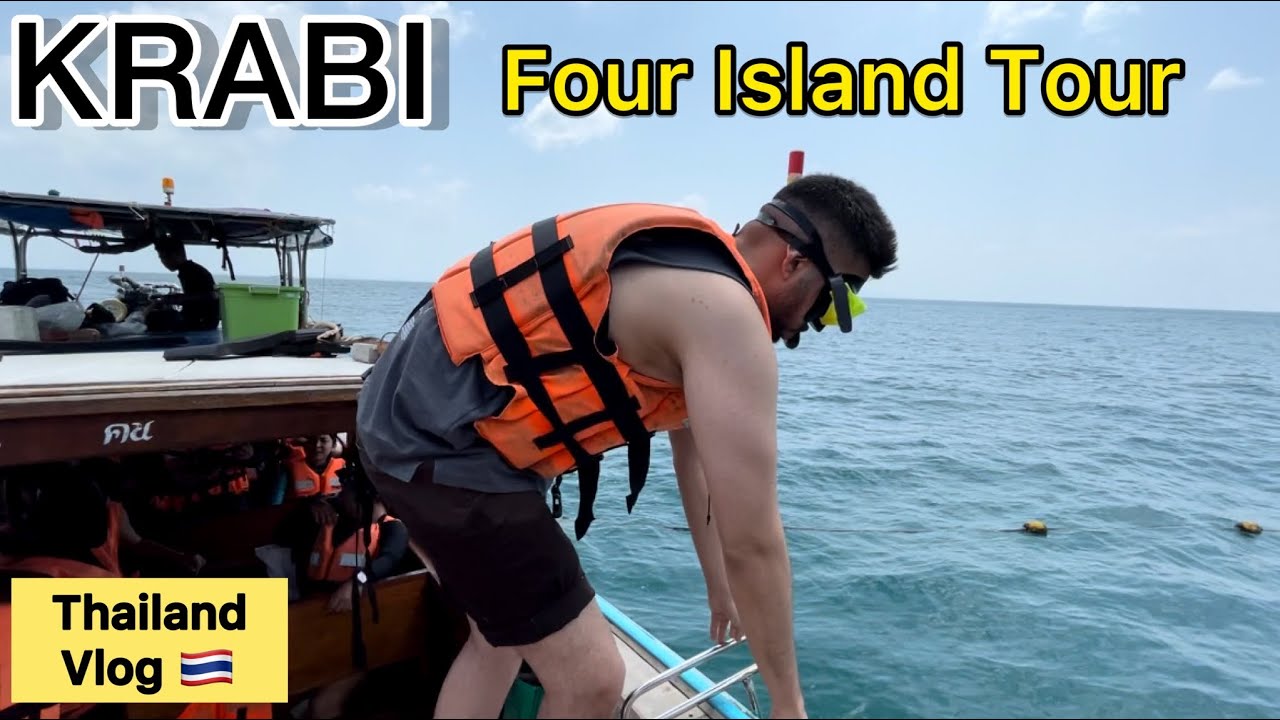 Everything about Four Island tour Krabi | Thailand Vlog 2023🇹🇭 - YouTube
