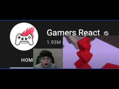 Reacting to gamers react - YouTube
