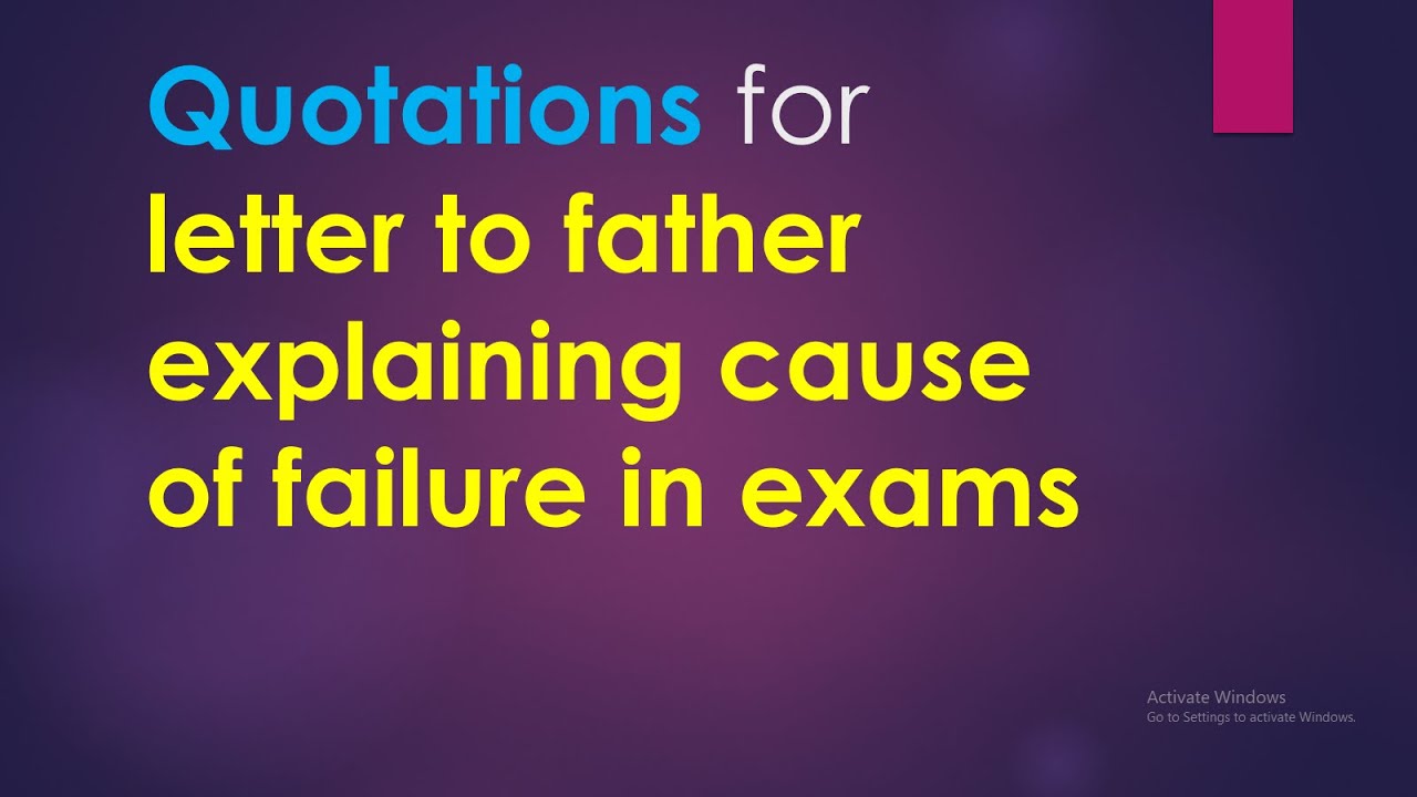 Quotes About Failure In Exams