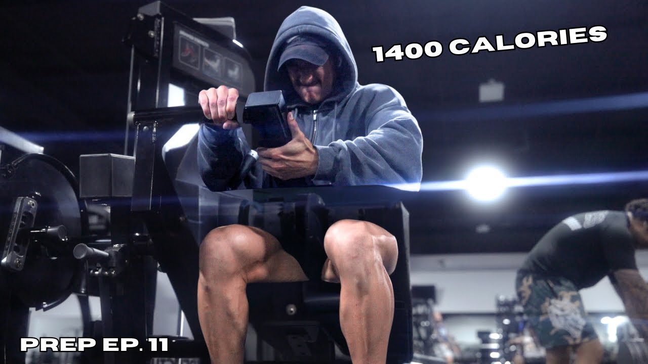 FULL DAY OF EATING ON PREP | Last Leg Workout of Prep | 8 Days Out ...