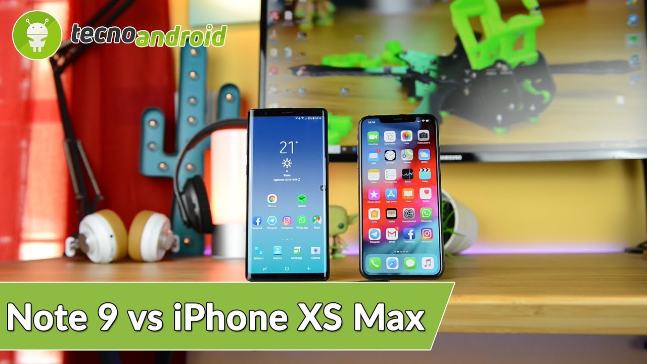 CONFRONTO iPHONE XS MAX VS NOTE 9 | SFIDA tra FOTOCAMERE! - YouTube