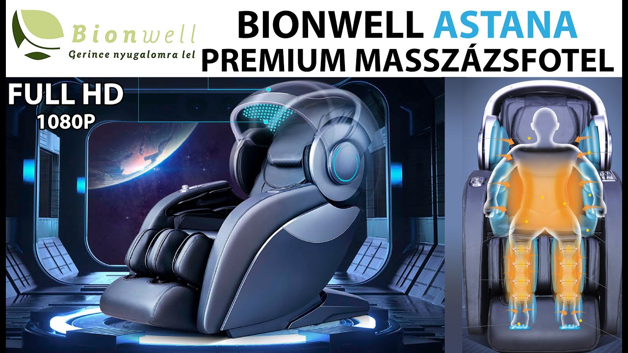 Bionwell Astana Premium masszázsfotel (Full HD bemutatóvideó) - YouTube